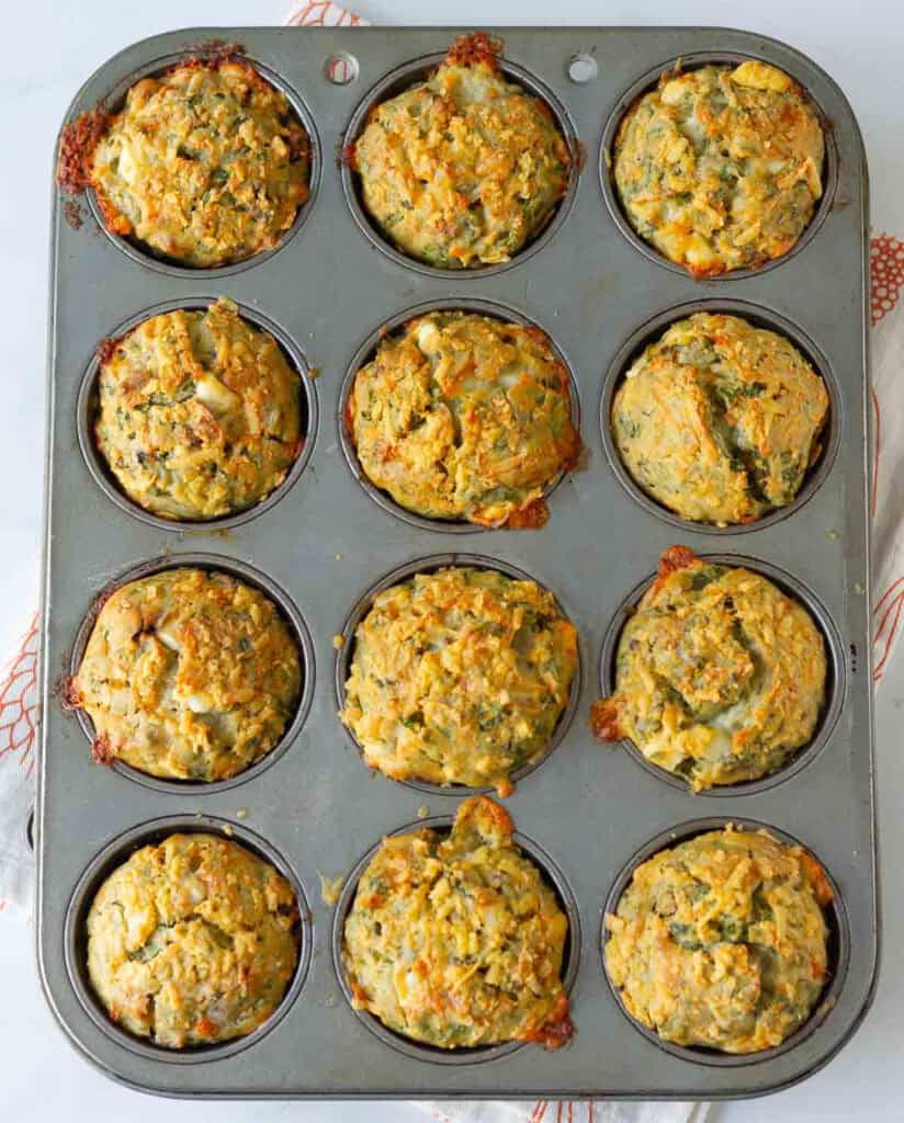 Feta and Spinach Muffins - Tasha's Artisan Foods