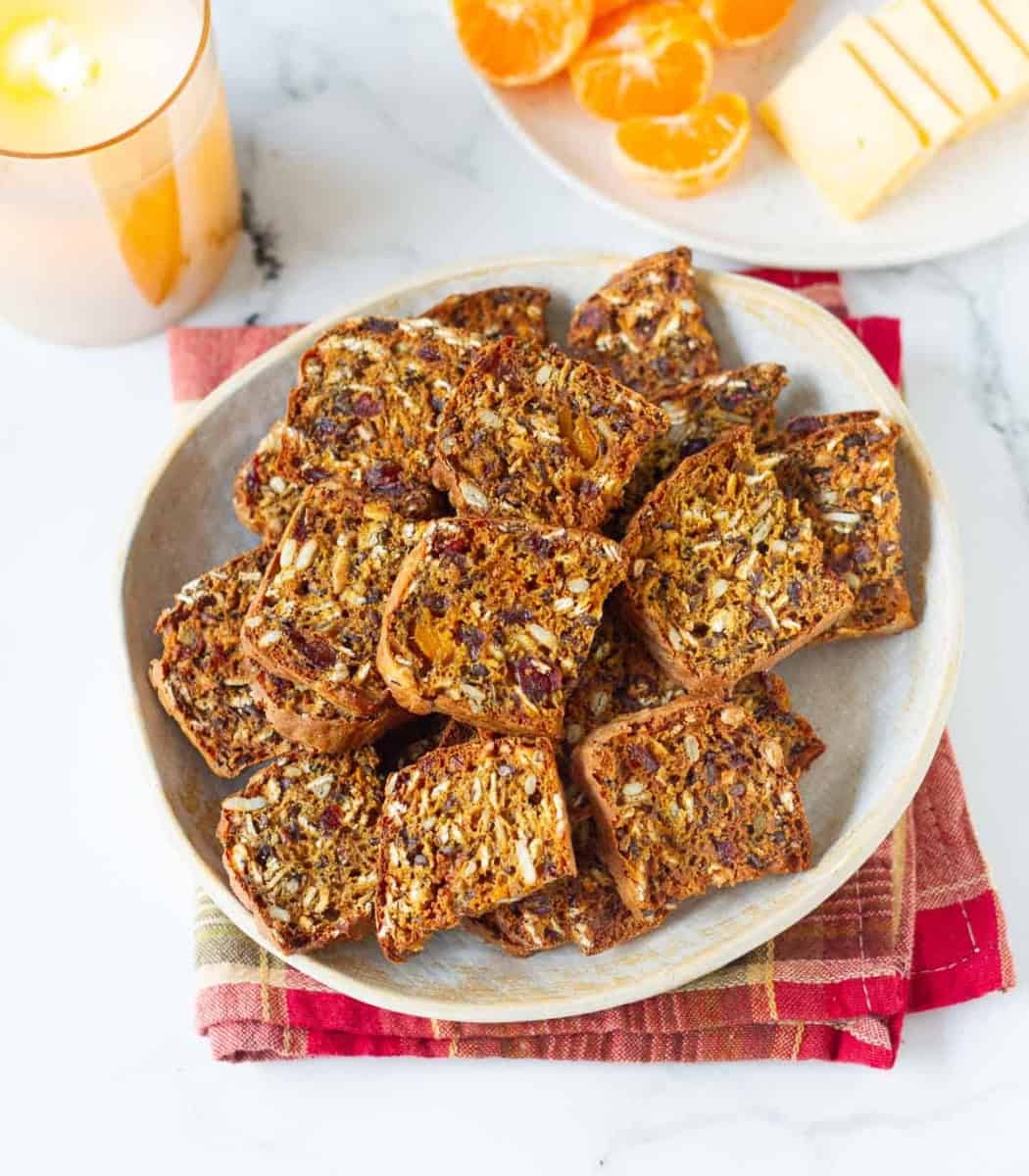 Pumpkin Cranberry Crackers - Tasha's Artisan Foods