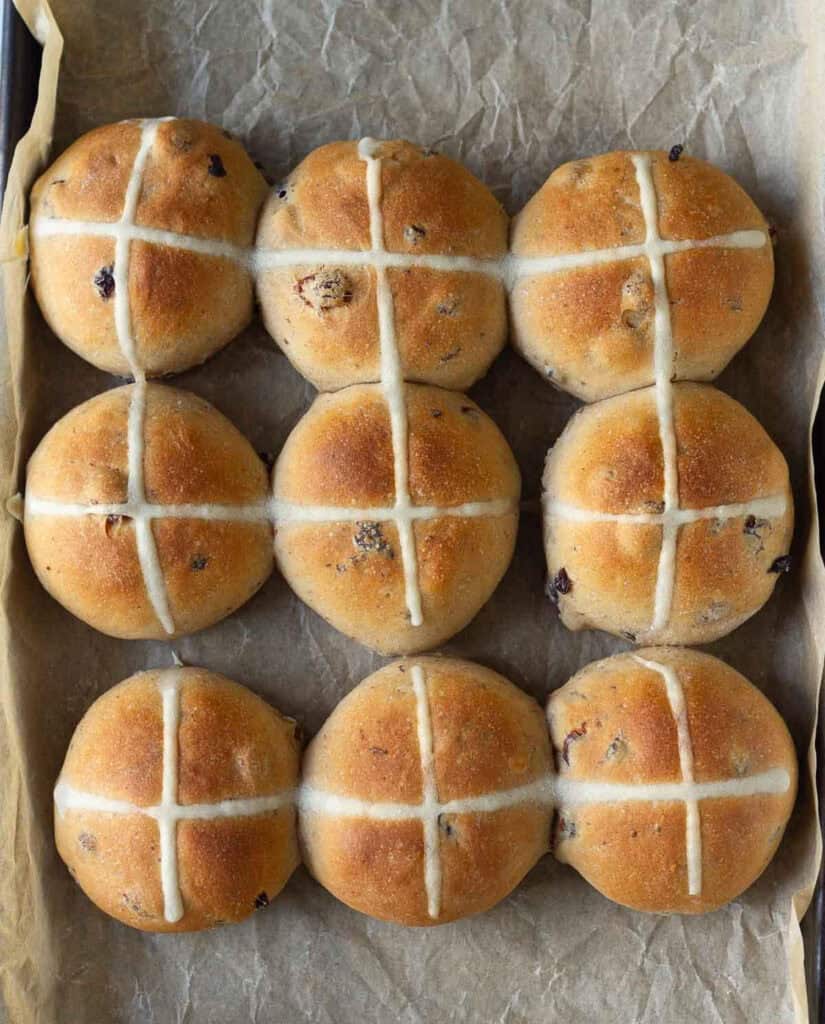 Vegan Hot Cross Buns - Tasha's Artisan Foods