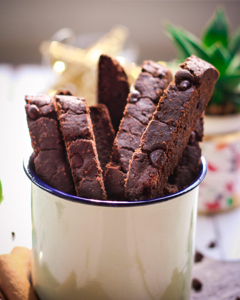Mocha Gingerbread Biscotti - Tasha's Artisan Foods