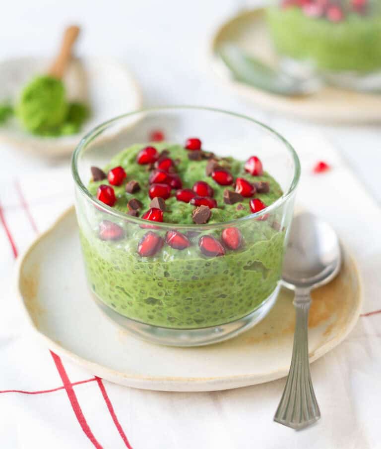Matcha Chia Pudding - Tasha's Artisan Foods
