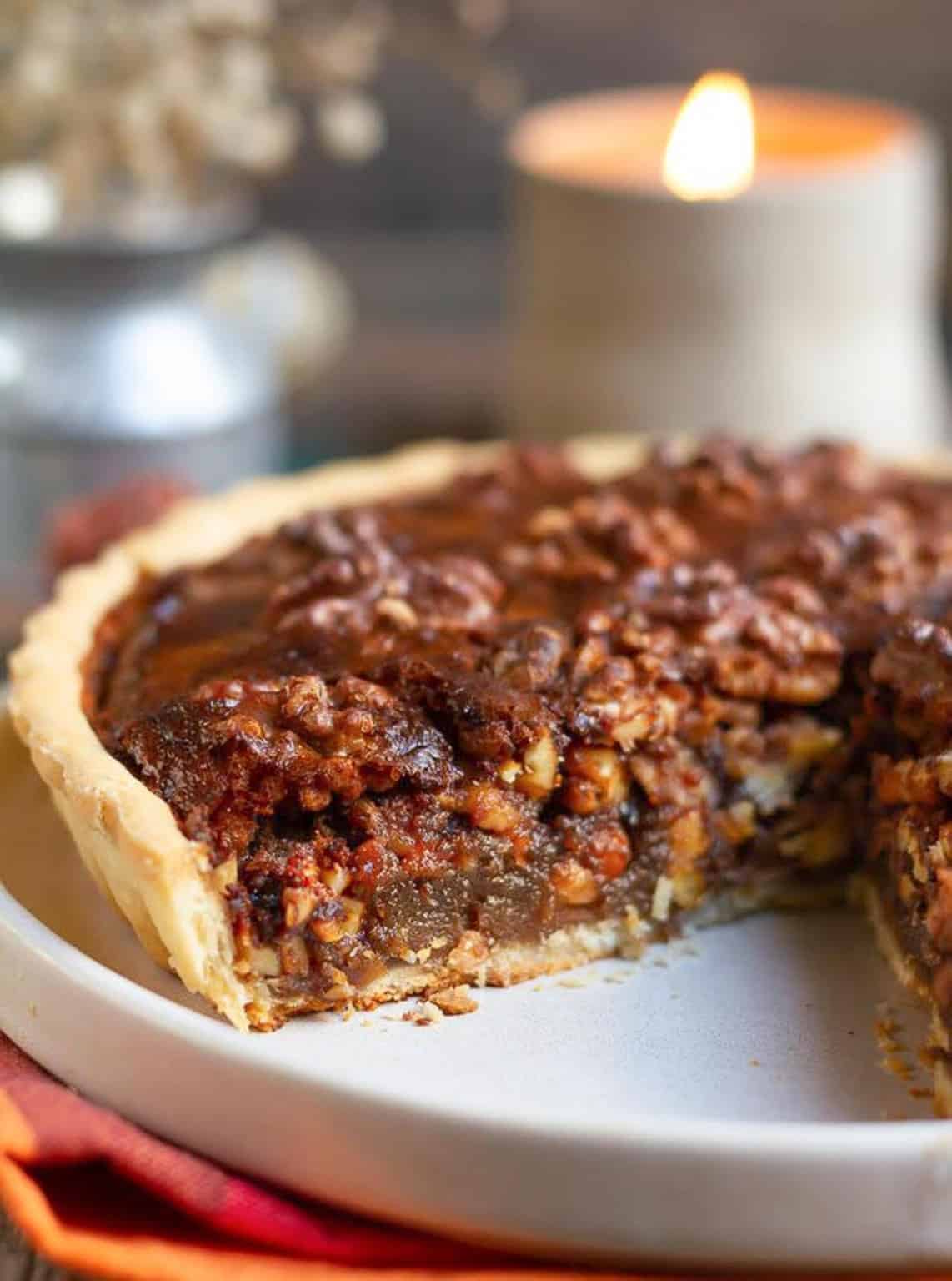 Easy Walnut Pie - Honey Walnut Pie Recipe