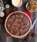 Easy Walnut Pie - Honey Walnut Pie Recipe