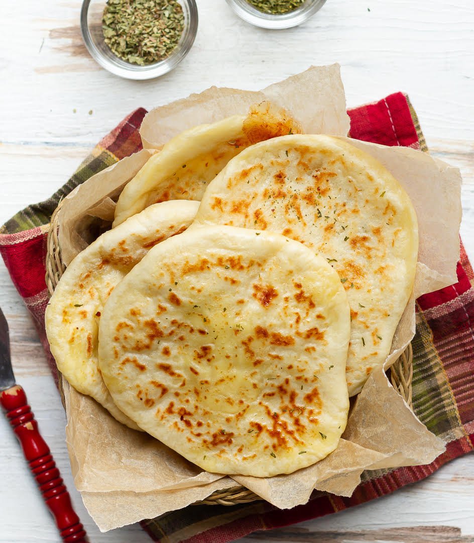 Cheese Stuffed Flatbread - Cheese Stuffed Pita Recipe