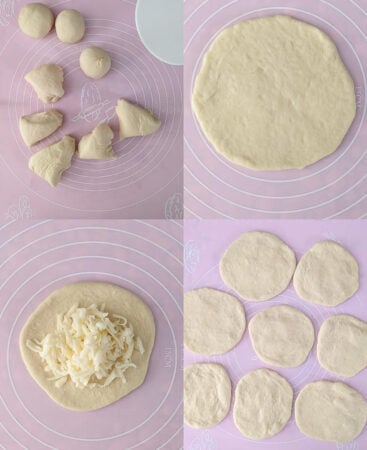 Cheese Stuffed Flatbread - Cheese Stuffed Pita Recipe