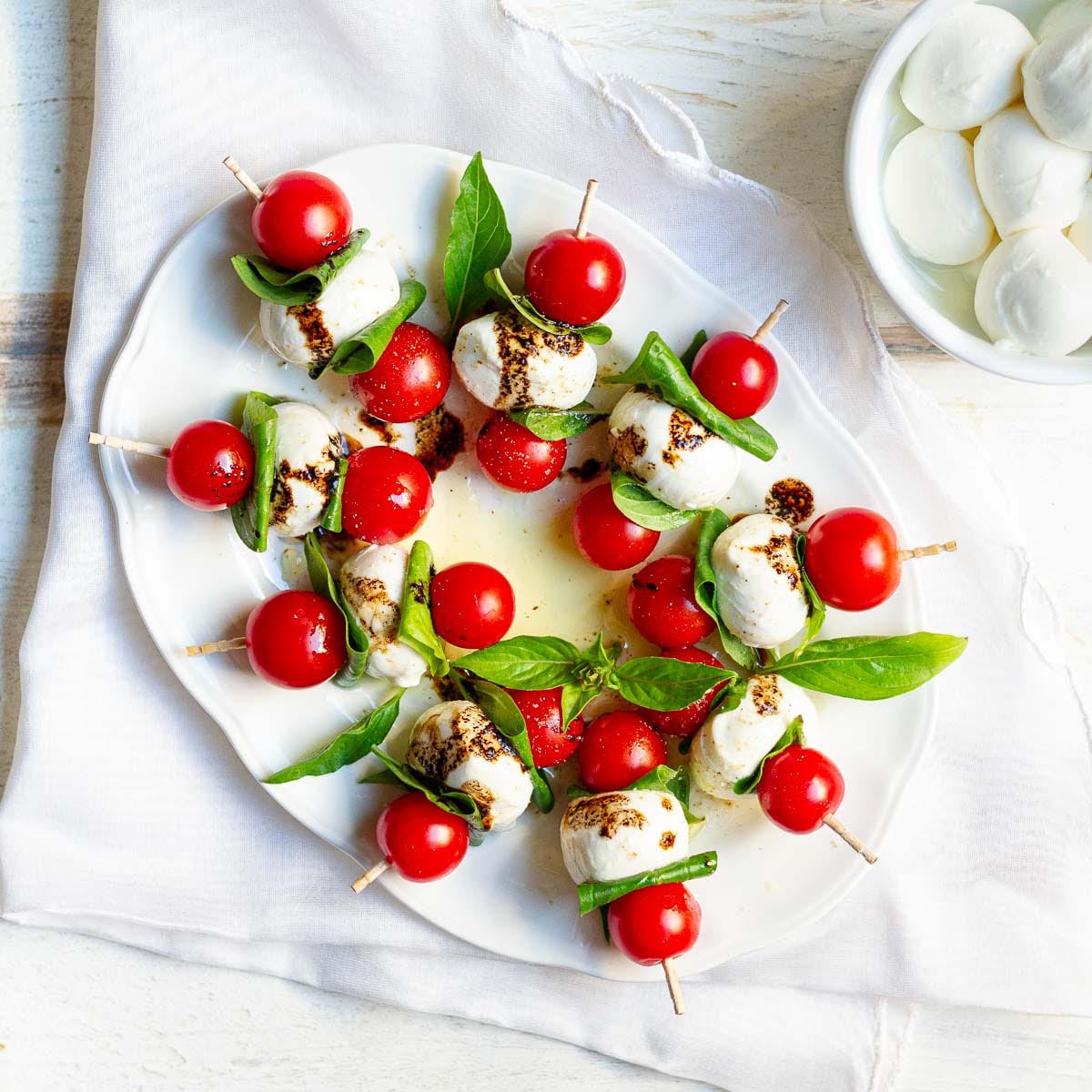 Delicious Caprese Salad Skewers - Tasha's Artisan Foods