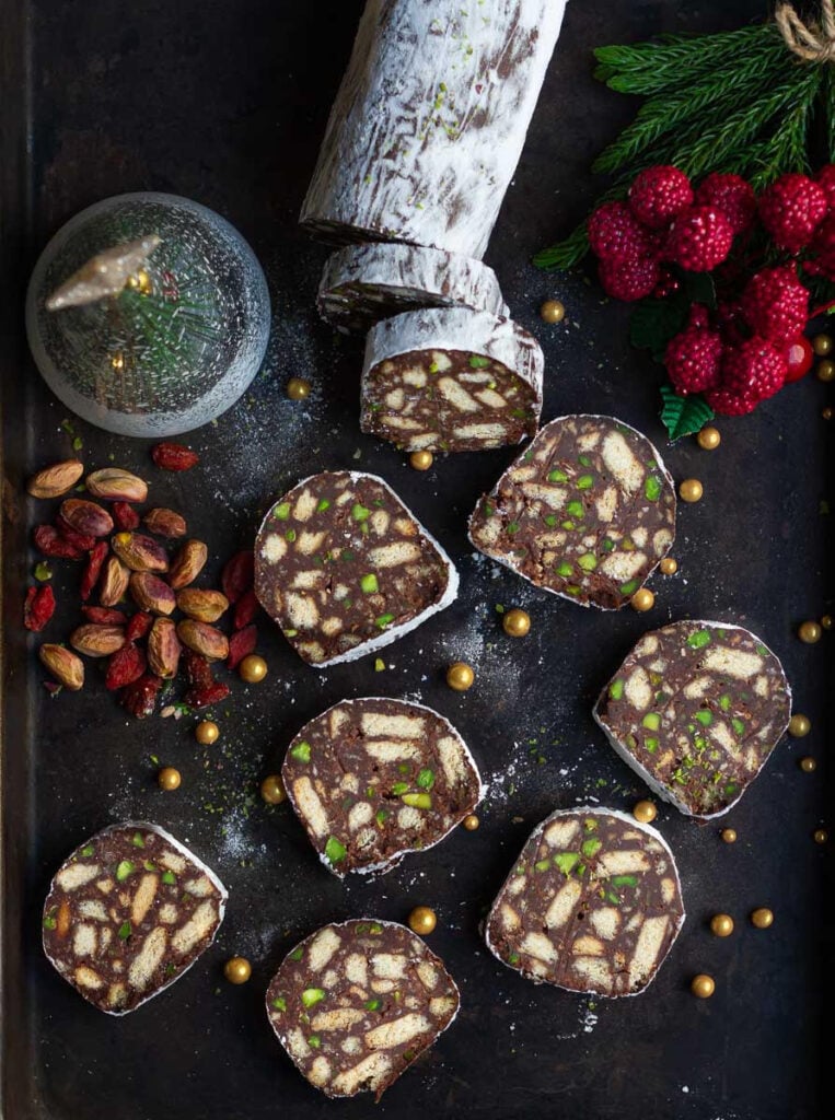 Easy Chocolate Salami Recipe - Tasha's Artisan Foods