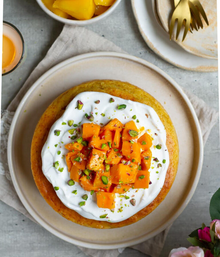 Easy Mango Cake - Eggless Recipe - Tasha's Artisan Foods