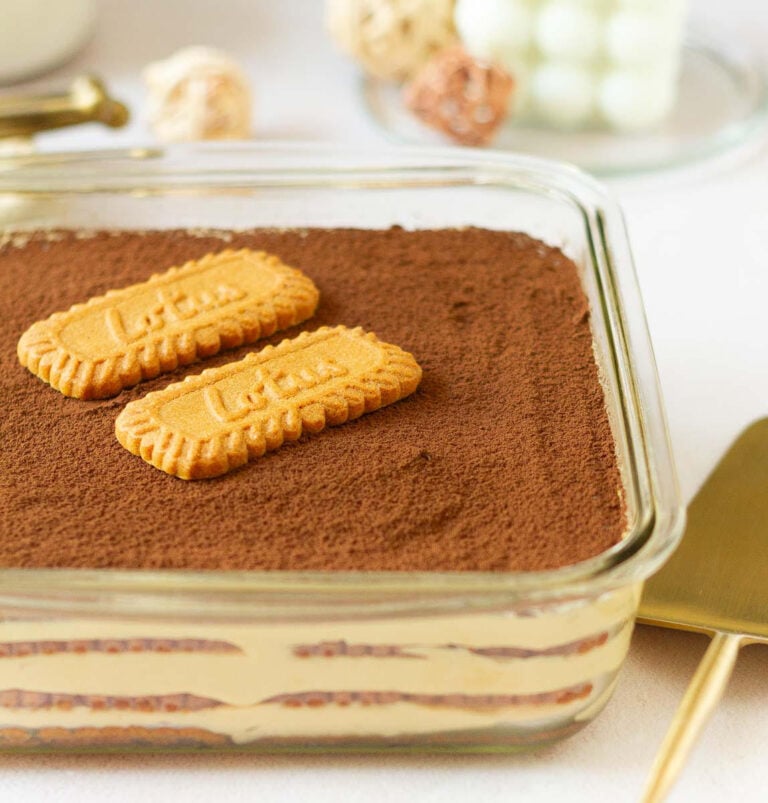 Easy Biscoff Tiramisu - Biscoff Tiramisu