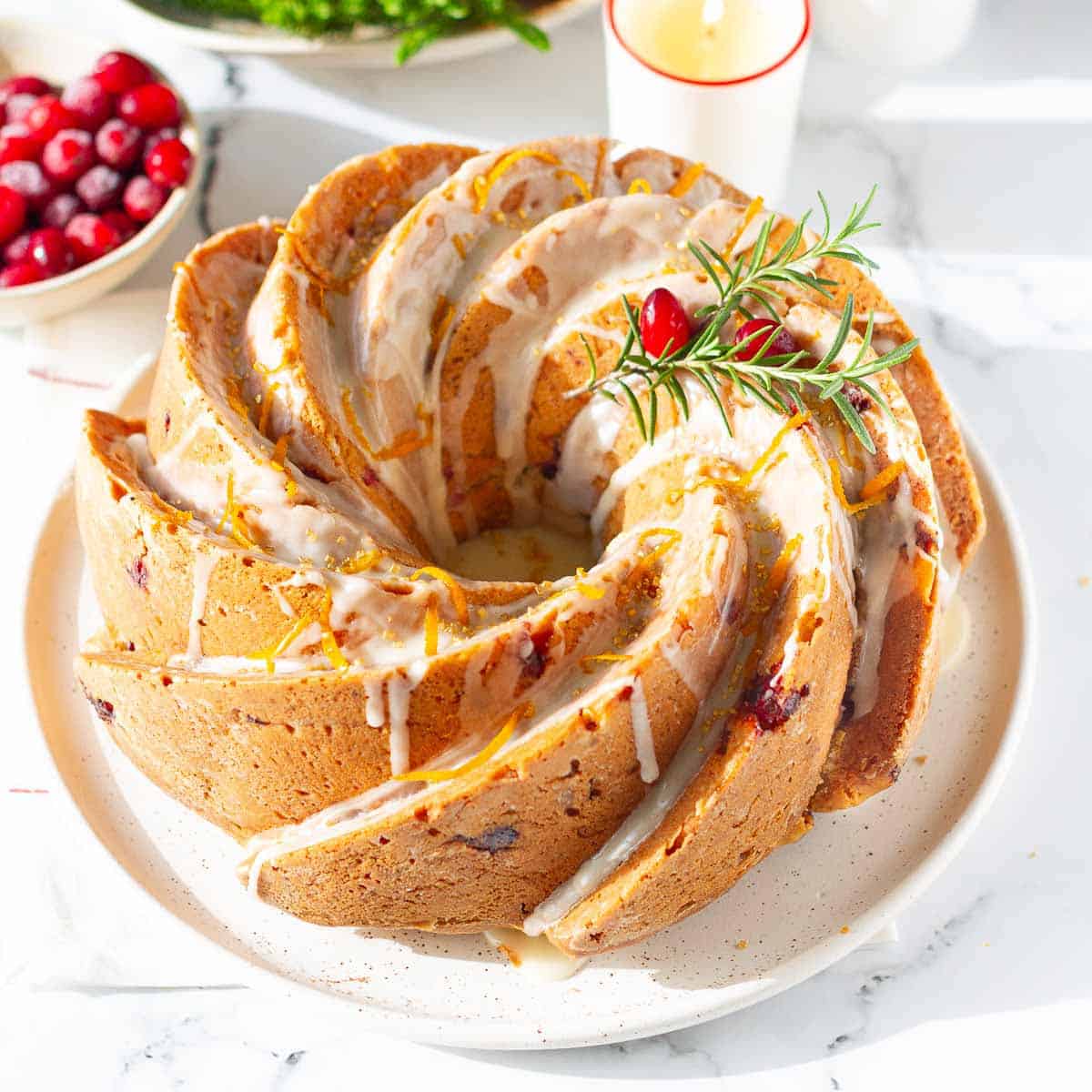 The BEST Cranberry Pound Cake - Tasha's Artisan Foods