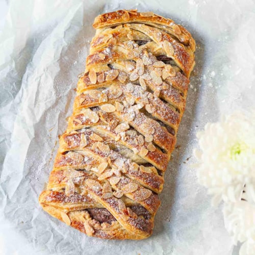 Puff Pastry Braid Mushroom And Goat Cheese Braid